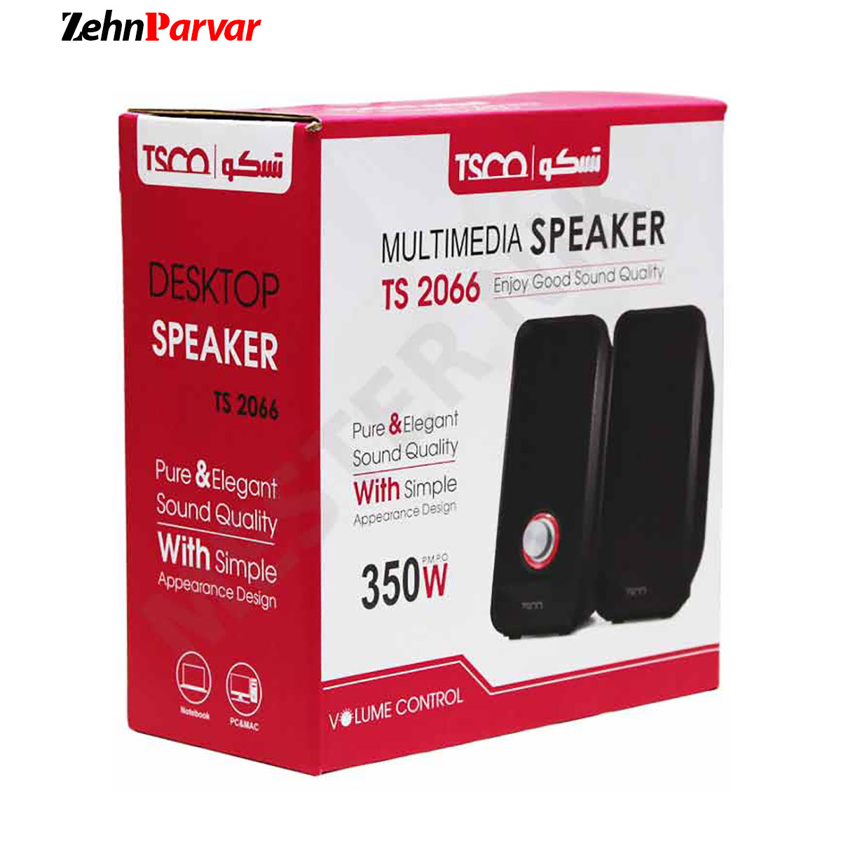مشخصات ، قیمت و خرید اسپیکر دسکتاپ تسکو مدل TS 2066 | فروشگاه اینترنتی ذهن پرور
